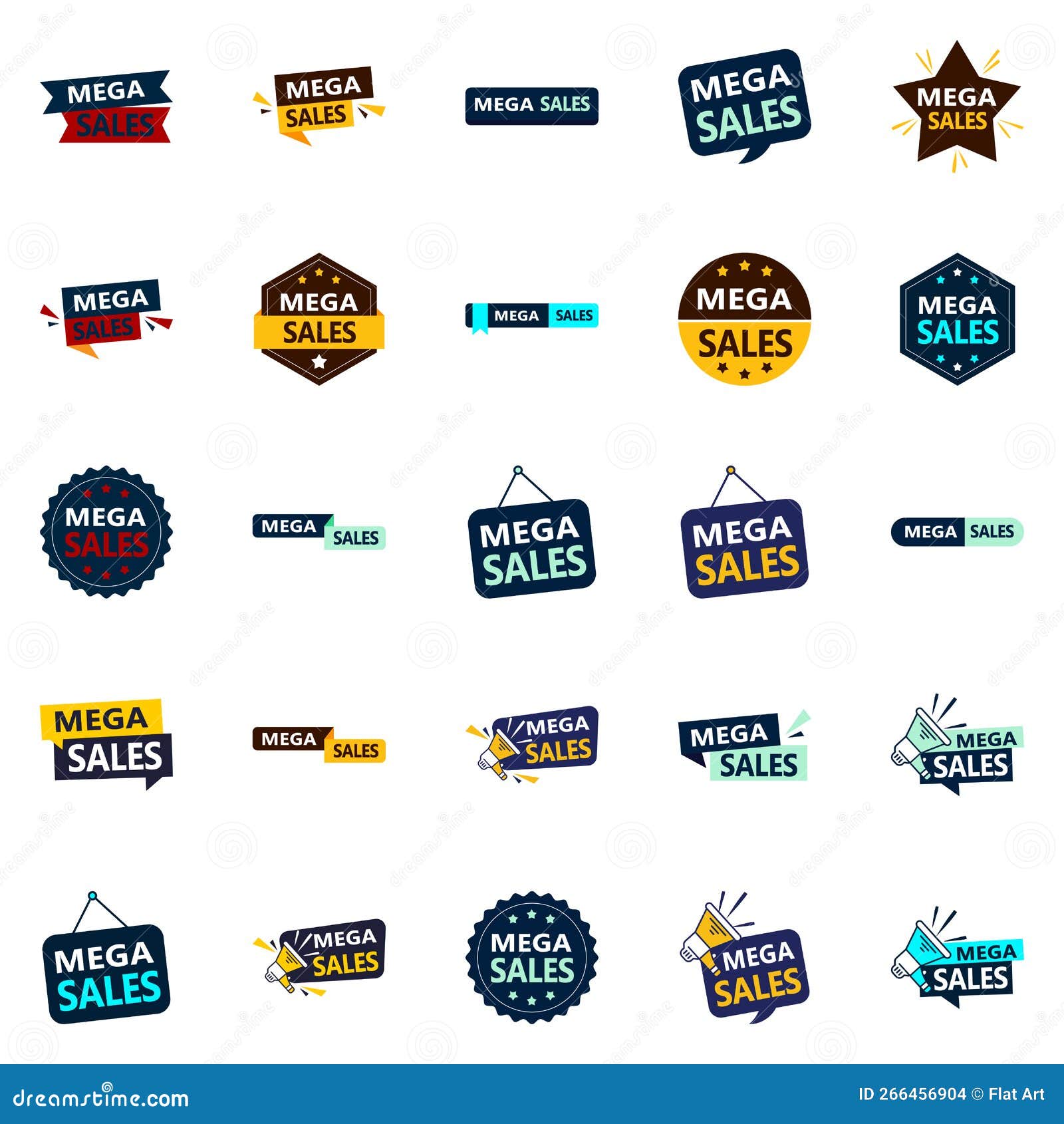 25 Stunning Vector Designs in the Mega Sale Pack Perfect for Promotions ...