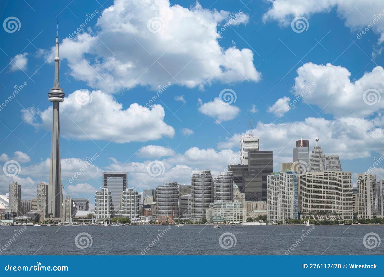Stunning View of the Bustling Cityscape of Toronto, Canada during the ...