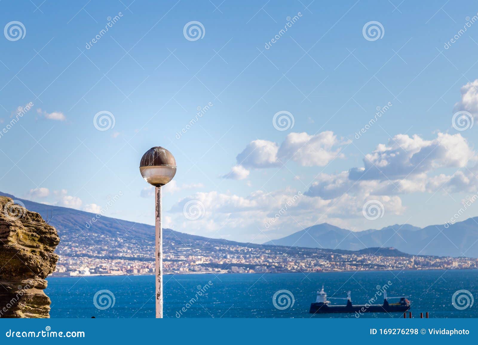 View of Naples stock photo. Image of campania, cityscape - 169276298