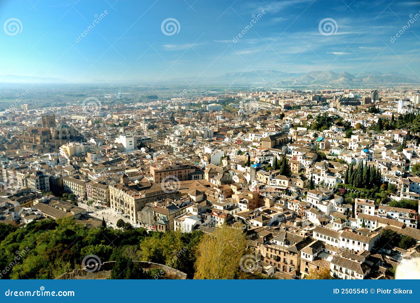 Stunning view at old city stock image. Image of houses - 2505545