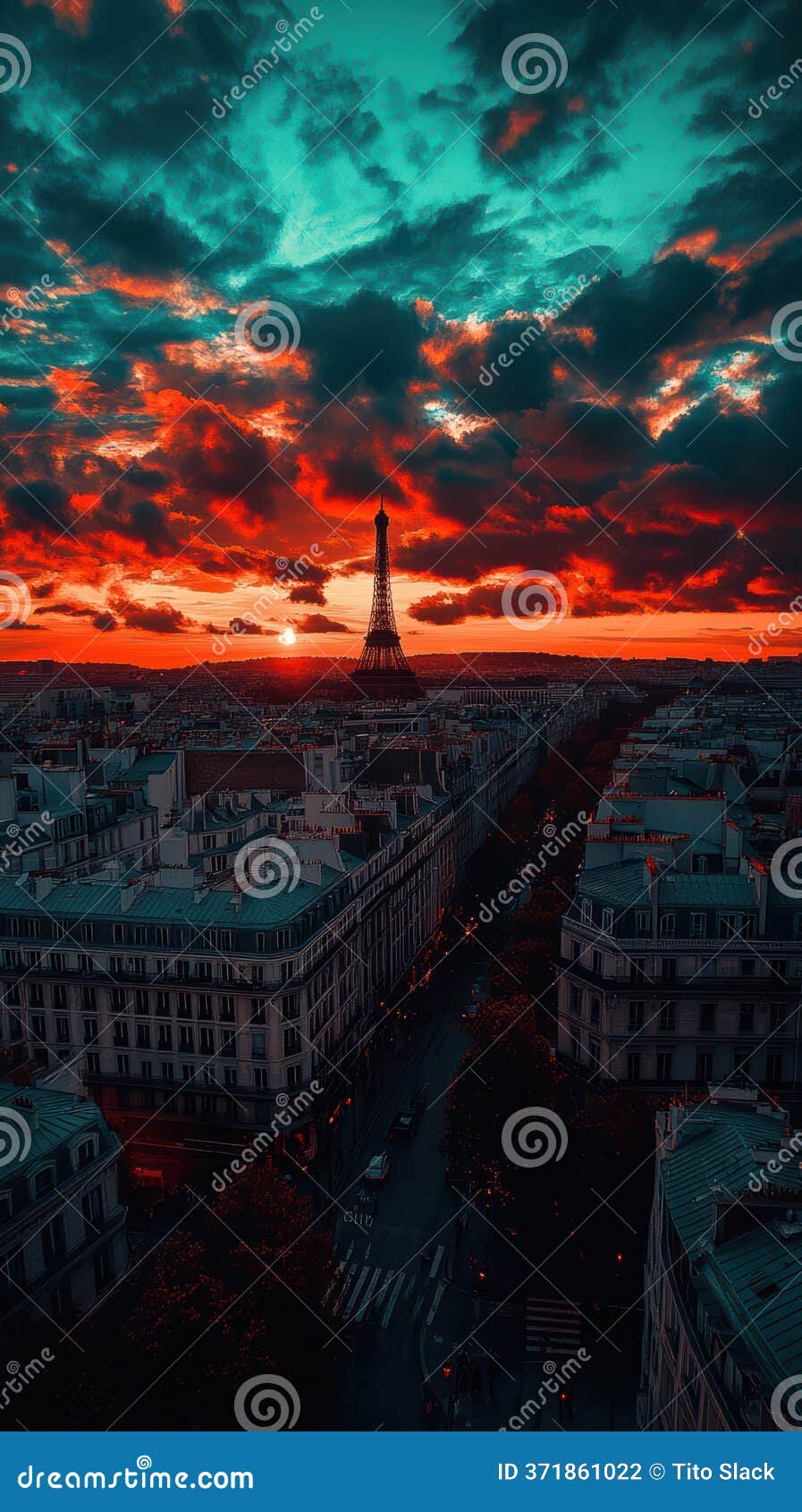 Paris Rooftops. Vector Sketch, Line Drawing | CartoonDealer.com #133397069