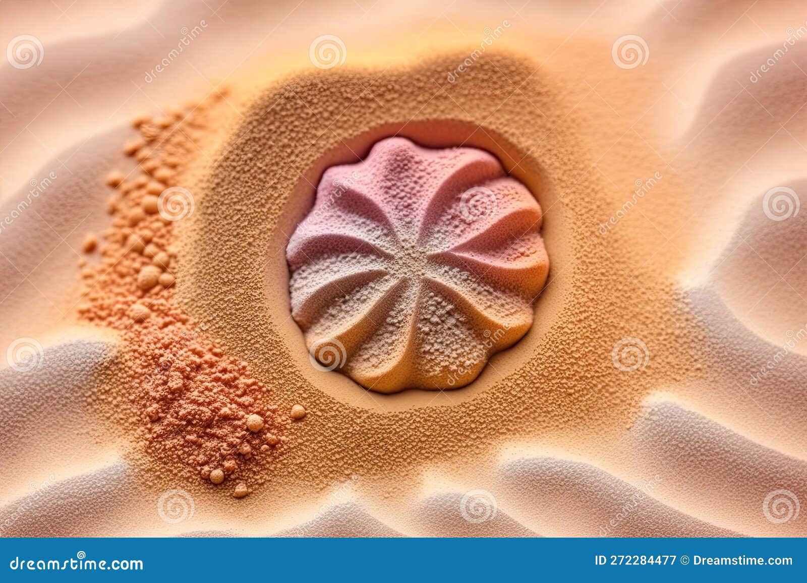 A Stunning View of Sand Dunes with Beautiful Seashells Scattered Around ...