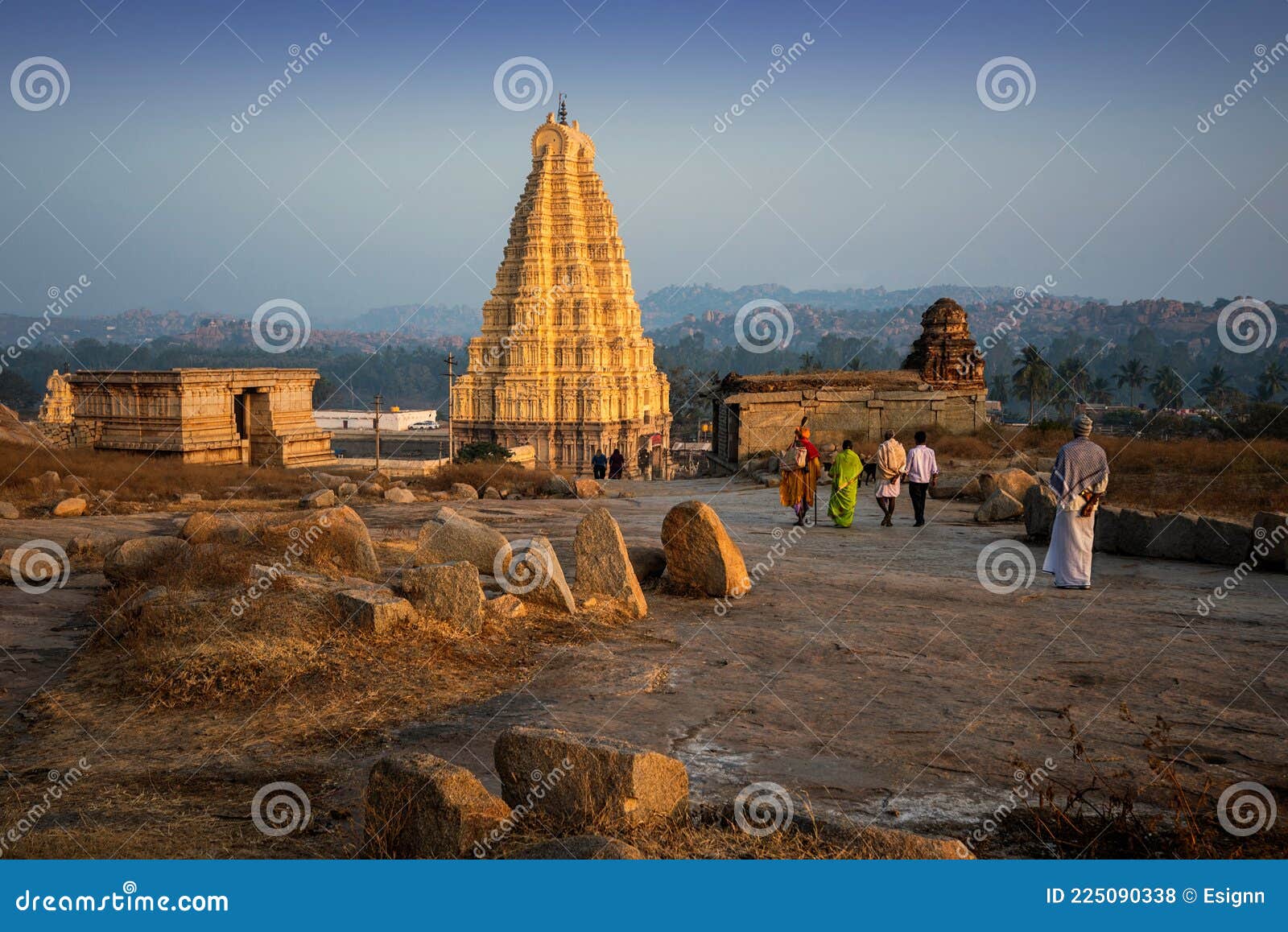 Stunning View at Sree Virupaksha Temple, Hampi, Karnataka, India ... Stunning View at Sree Virupaksha Temple, Hampi, Karnataka, India ...