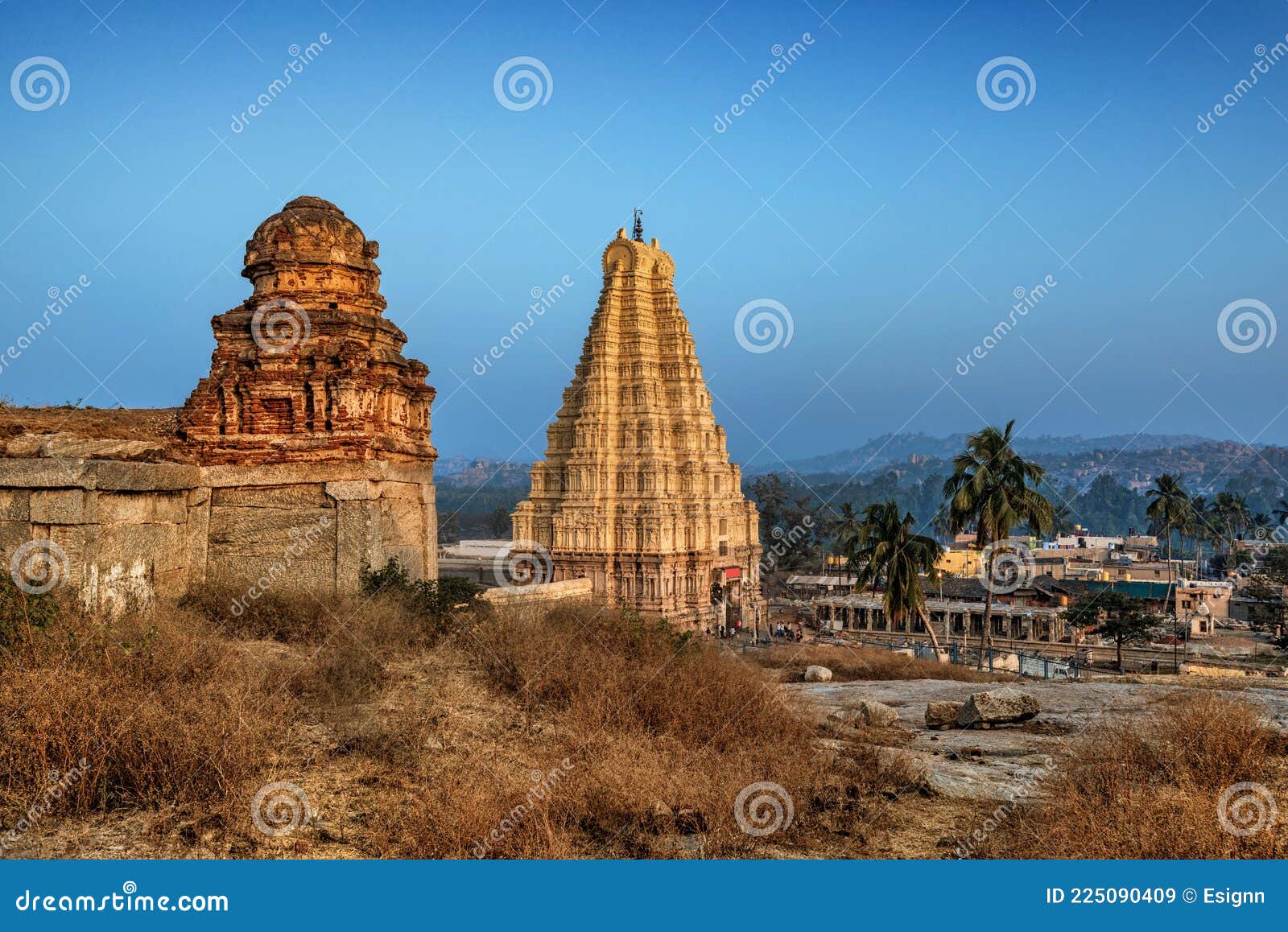 Stunning View at Sree Virupaksha Temple, Hampi, Karnataka, India ... Stunning View at Sree Virupaksha Temple, Hampi, Karnataka, India ...