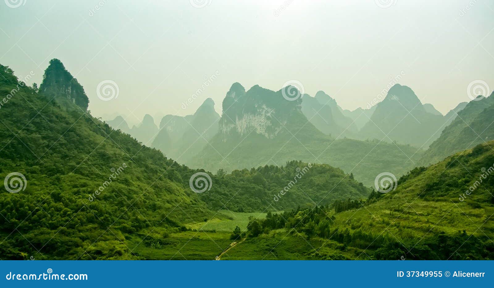 Stunning View To Karst Formations Stock Image - Image of famous ...