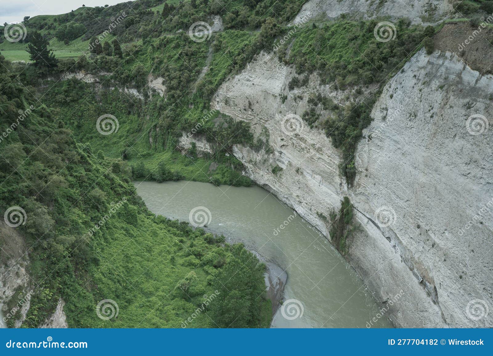 Stunning Vista from a Bridge at a Scenic Overlook Stock Photo - Image ...