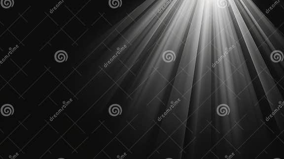 Stunning Visual Abstract Beams and Rays of Light on a Black Screen ...