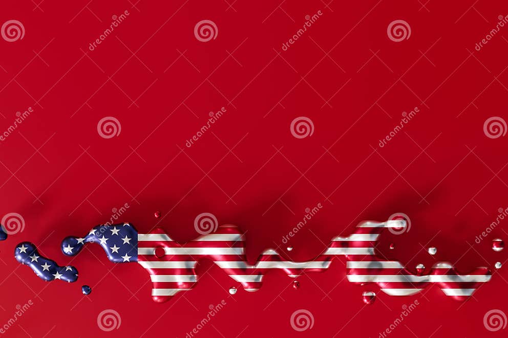 Stunning Visual of American Flag Transformed into Fluid, Dynamic Shape ...