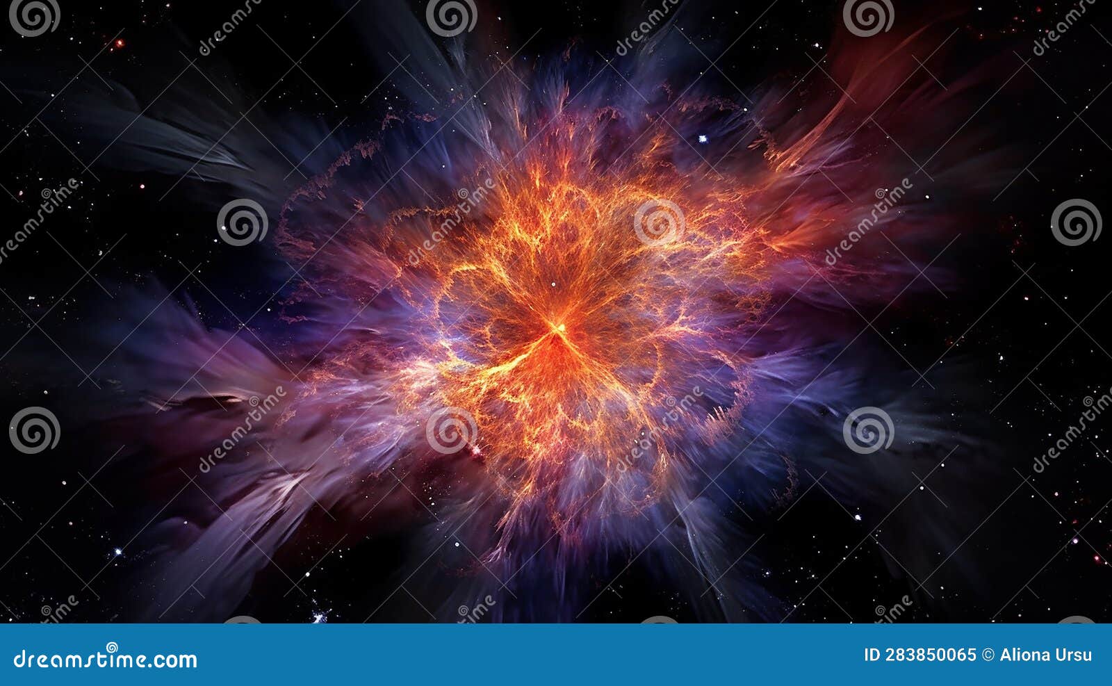 The Ethereal Beauty of a Cosmic Nebula, with Its Vibrant Colors and ...