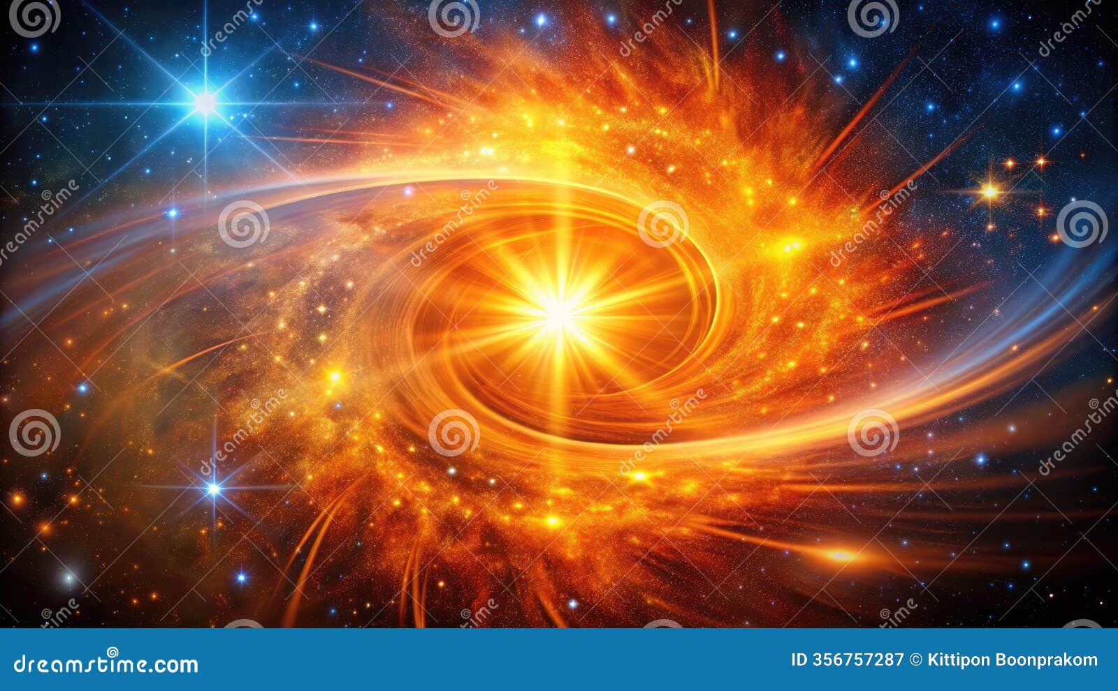 A Stunning Visual Explosion Orange Star Constellation Galaxy Wallpaper ...