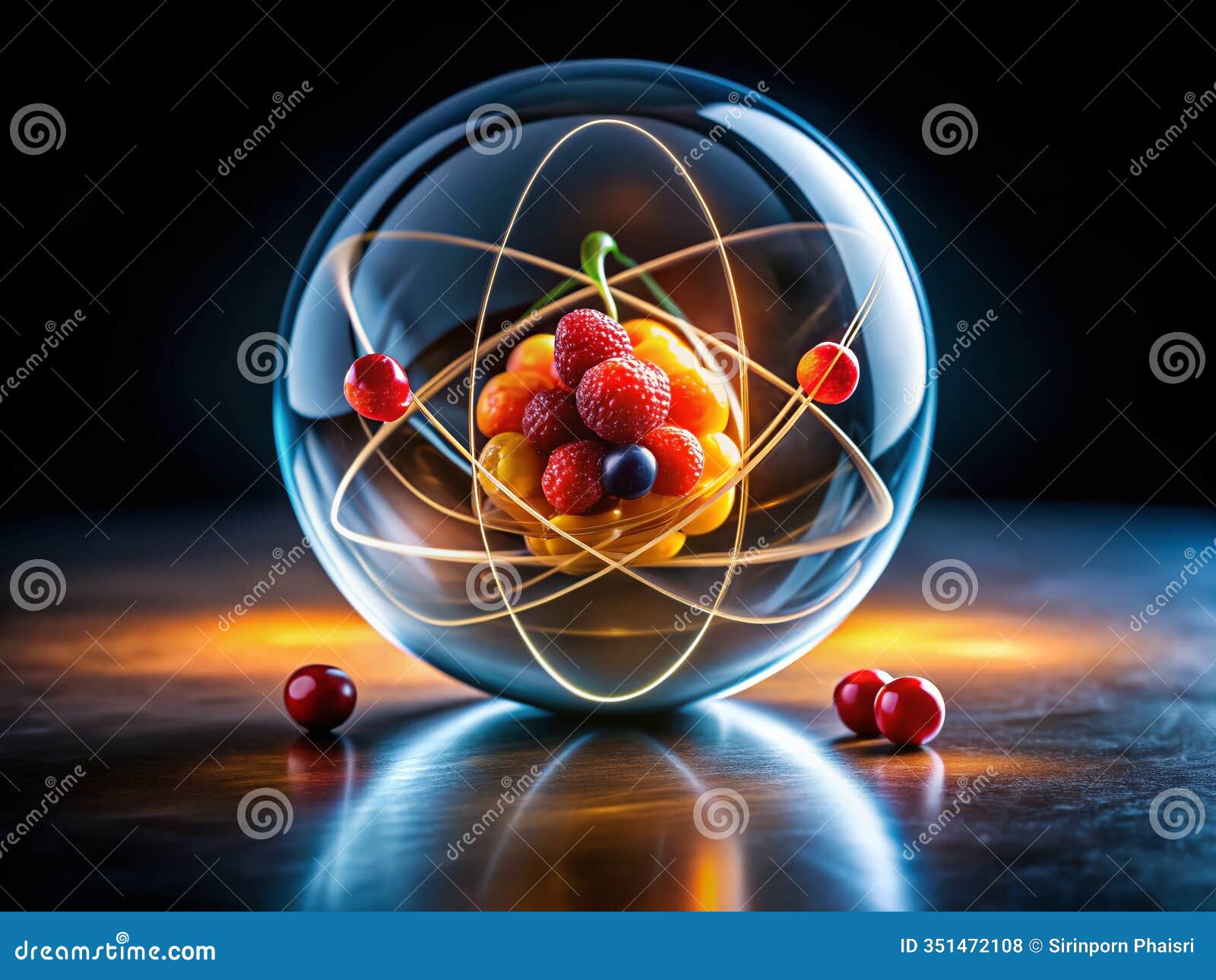 A Stunning Visual Representation of Atomic Structure Illuminated ...