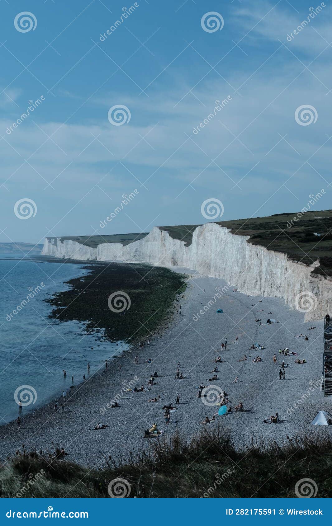 Stunning White Cliffs of Dover, Britain, United Kingdom Stock Image ...