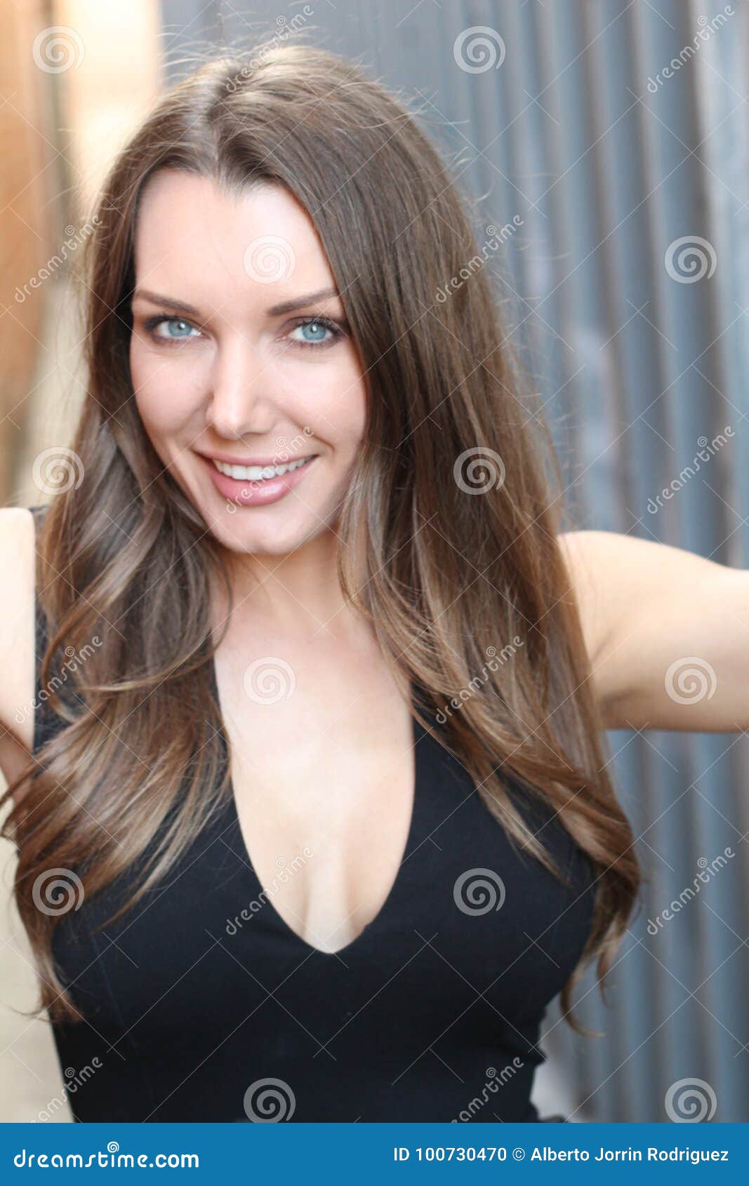 Stunning Woman Posing in Black Dress Stock Photo - Image of large ... Stunning Woman Posing in Black Dress Stock Photo - Image of large ...