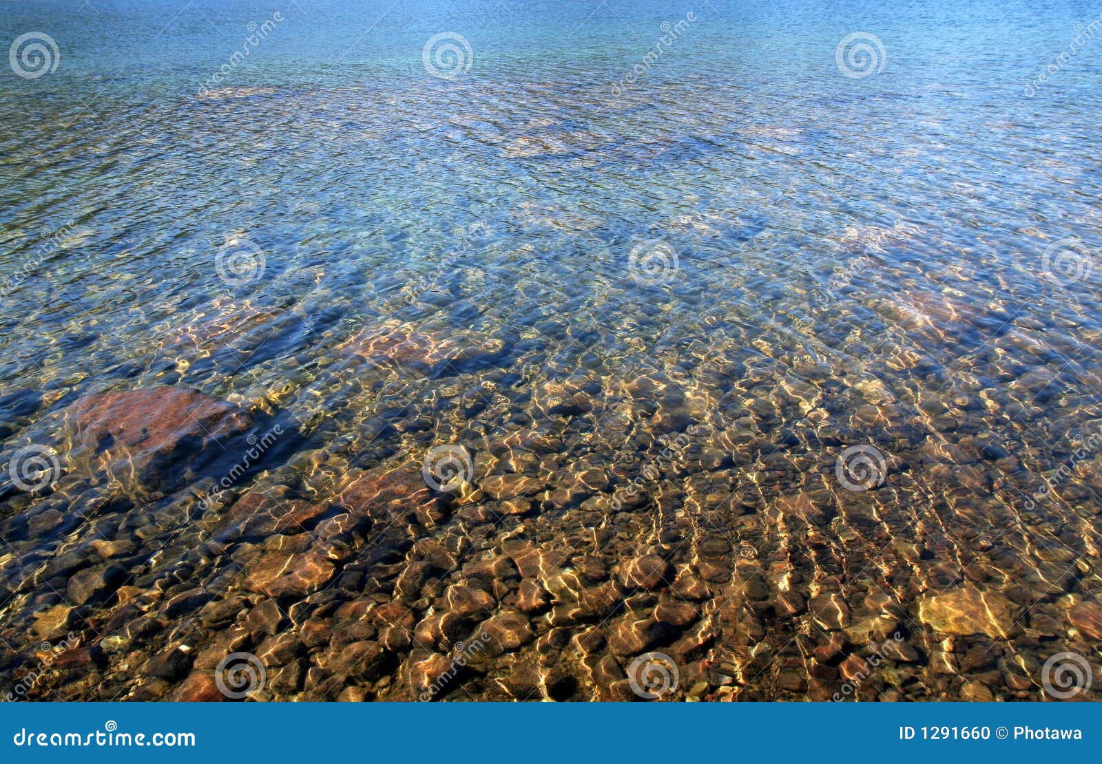 Stunningly Clear and Colorful Lake Stock Photo - Image of provincial ...