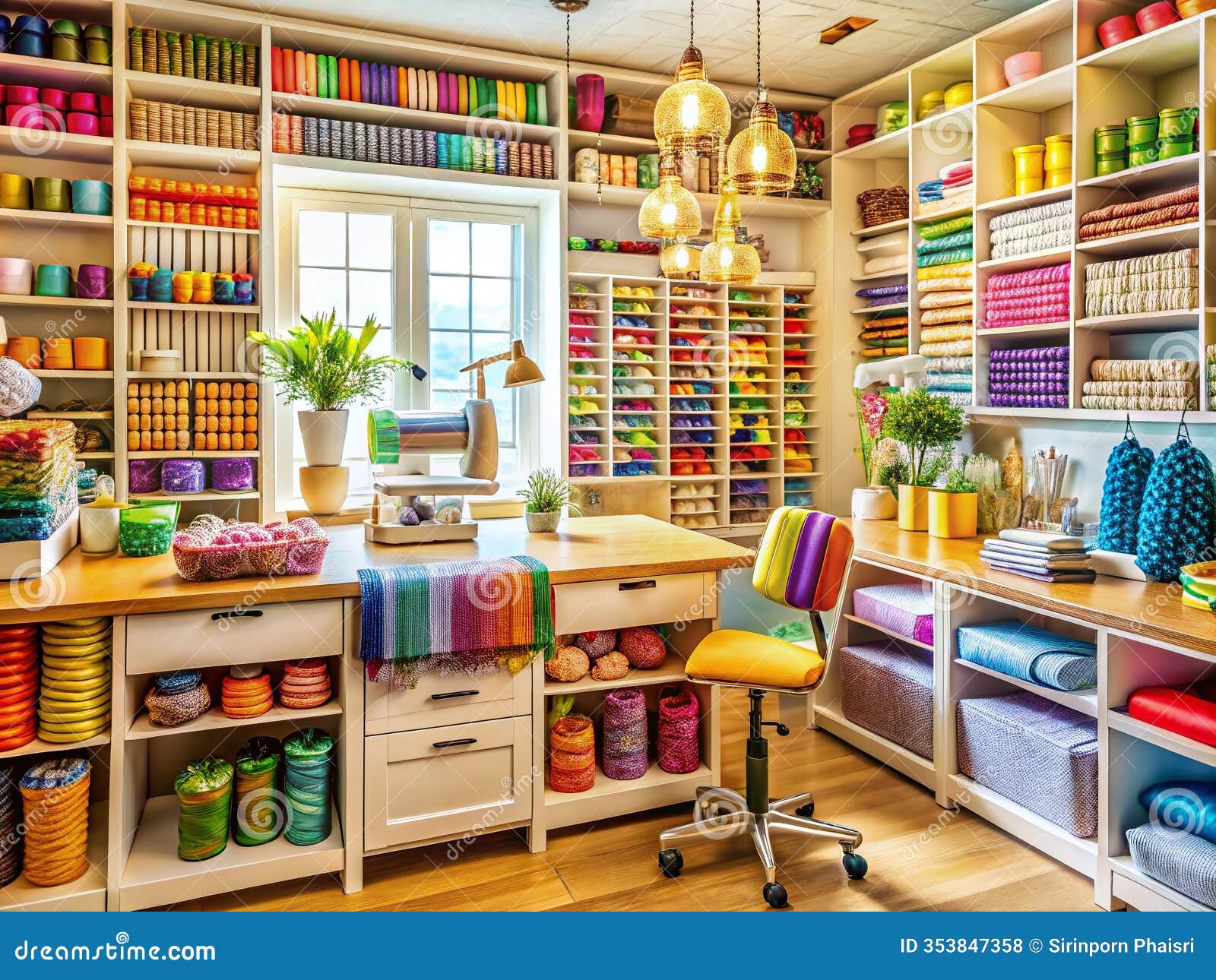 A Stunningly Organized Sewing Room Discover Inspirational Storage ...