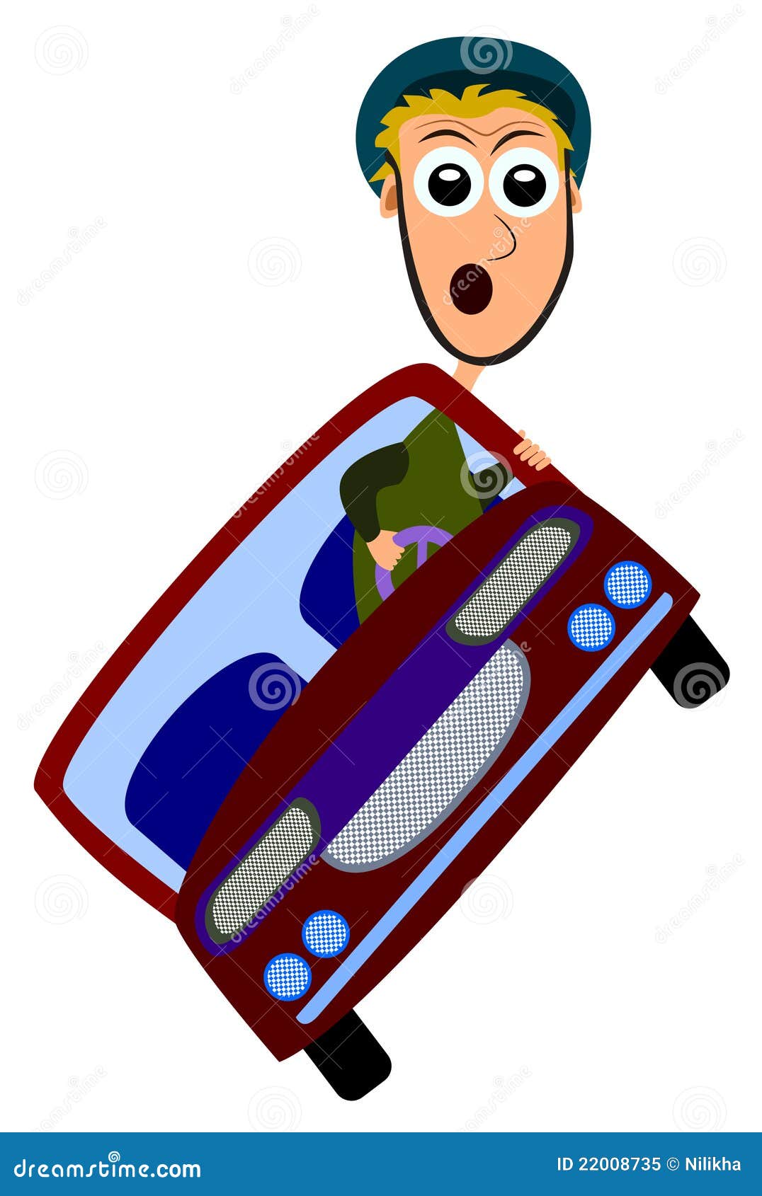 Stunt driving stock illustration. Illustration of transportation - 22008735