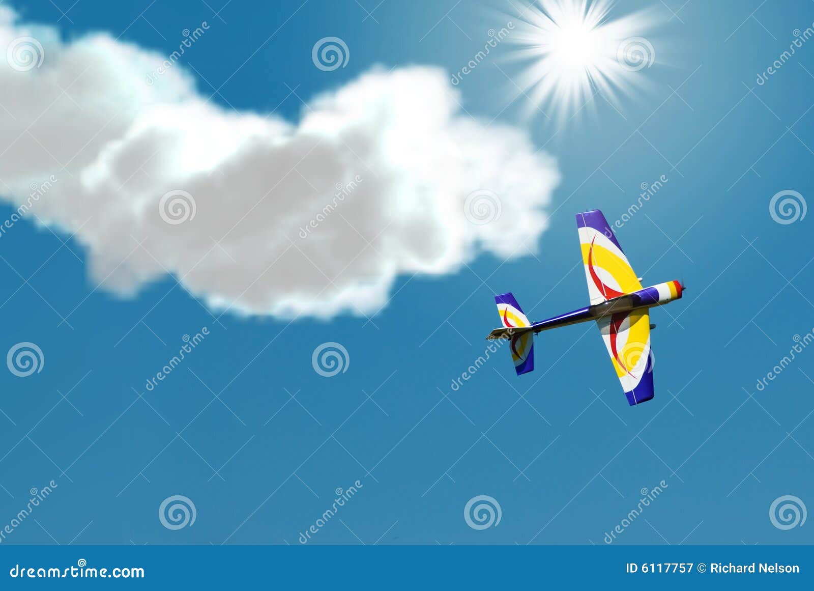 Stunt Plane stock image. Image of flight, propeller, stunt - 6117757