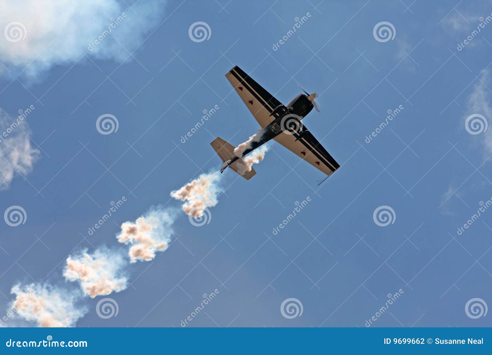 Stunt plane soars in air stock photo. Image of engine - 9699662