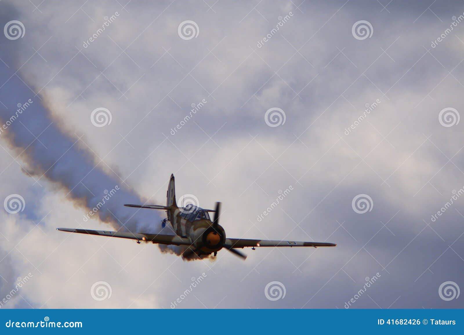 Stunt Plane stock photo. Image of aeronautic, plane, airshow - 41682426