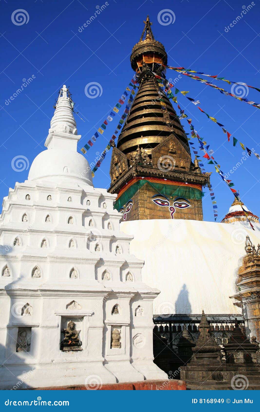 Stupa stock image. Image of belief, trek, peace, himalaya - 8168949
