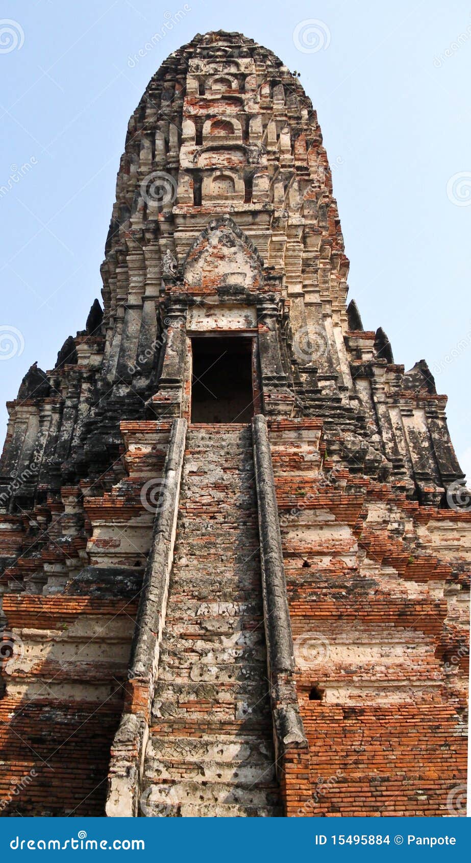 Stupa gate stock photo. Image of chedi, thai, culture - 15495884