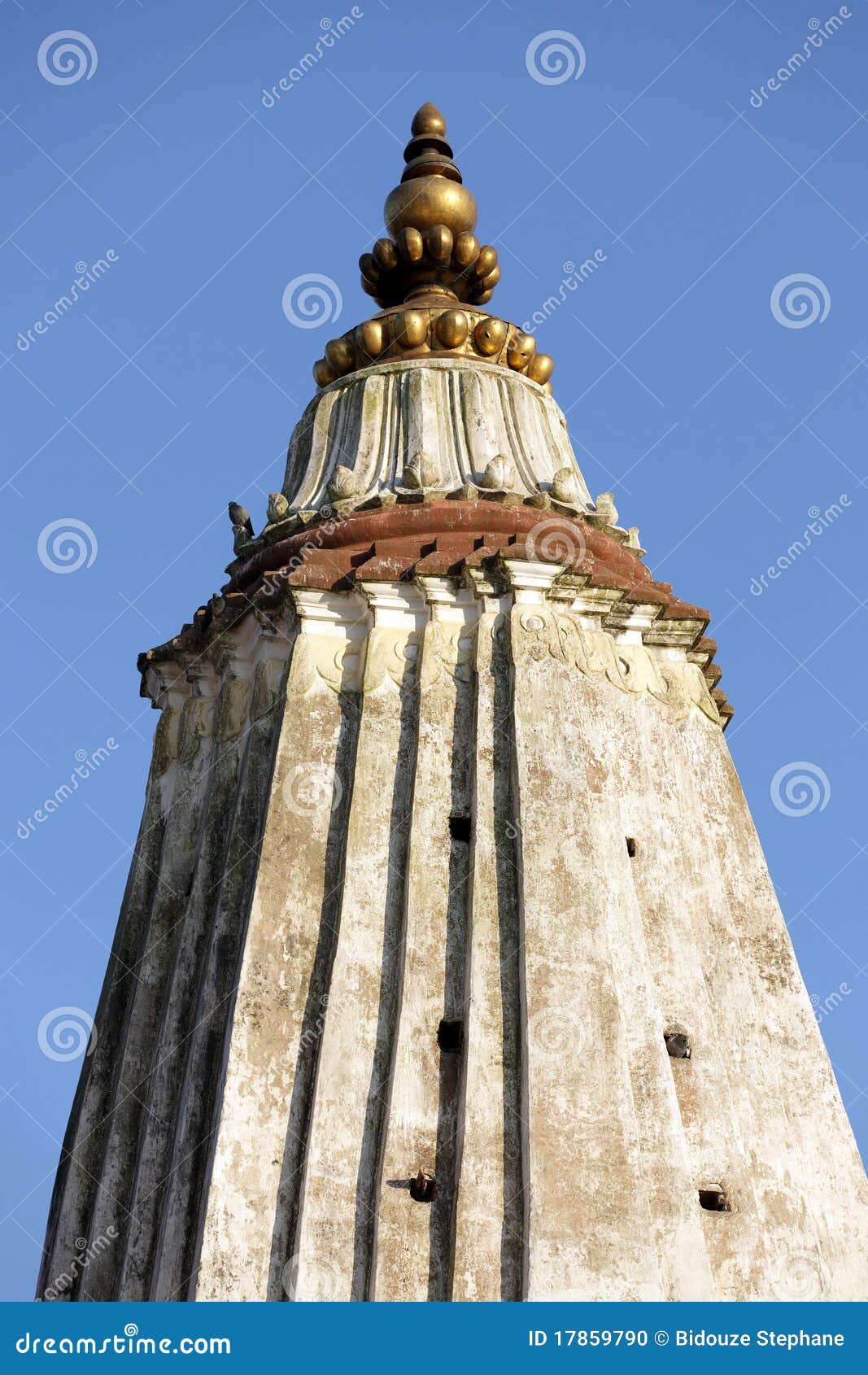 Stupa spire in Nepal stock photo. Image of swayambhunath - 17859790