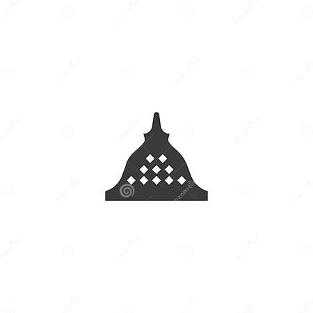 Stupa temple logo stock vector. Illustration of logo - 166828186