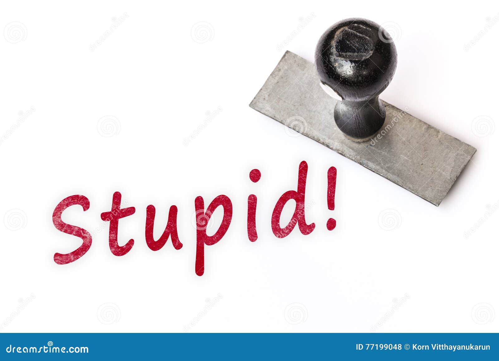 Stupid text word stamp. stock photo. Image of fools, happy - 77199048