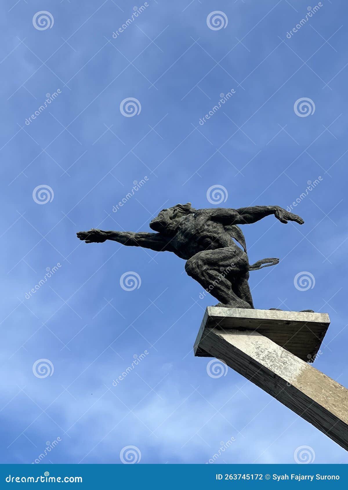 Sturdy & X22;Dirgantara& X22; Statue Stock Photo - Image of dirgantara ...