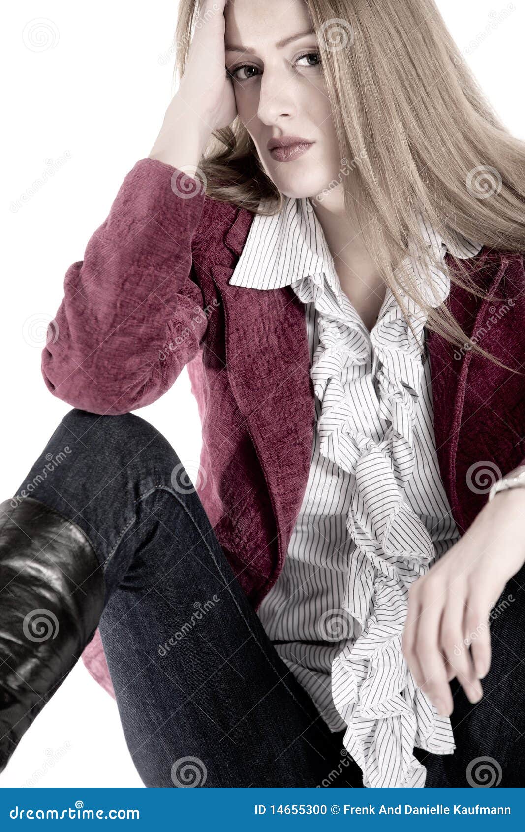 Sturdy girl stock photo. Image of woman, girl, portrait - 14655300