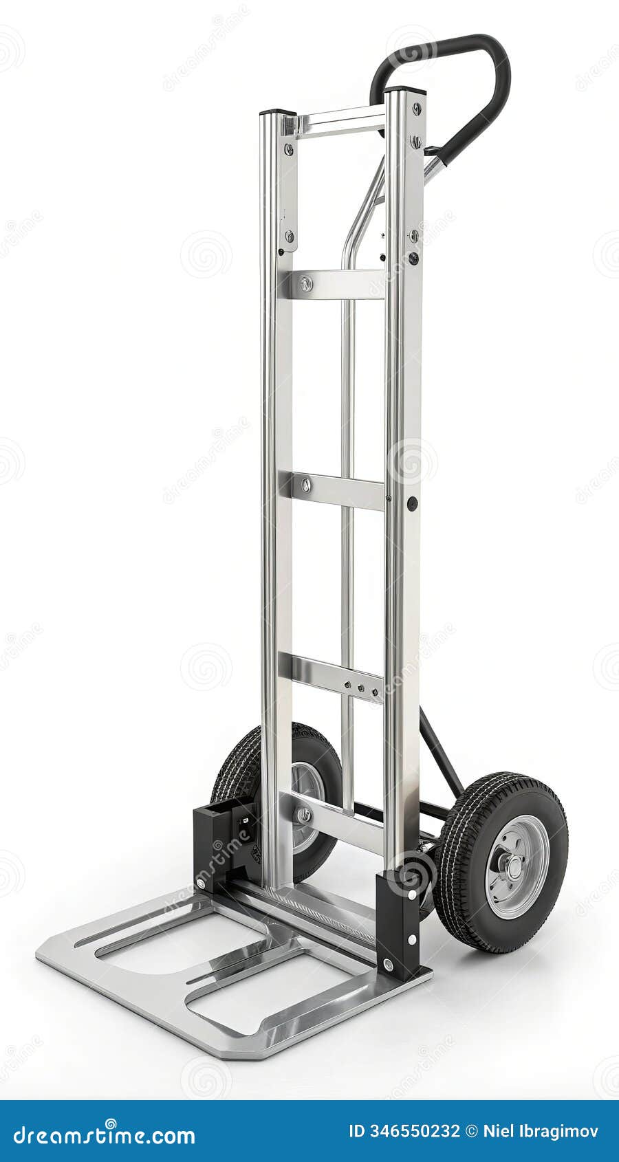 Sturdy Hand Truck with Pneumatic Wheels for Efficient Heavy Lifting ...