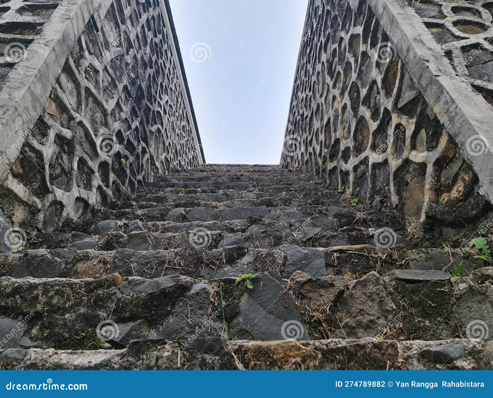 Sturdy Stairs Made of Stone Stock Photo - Image of landmark, arch ...