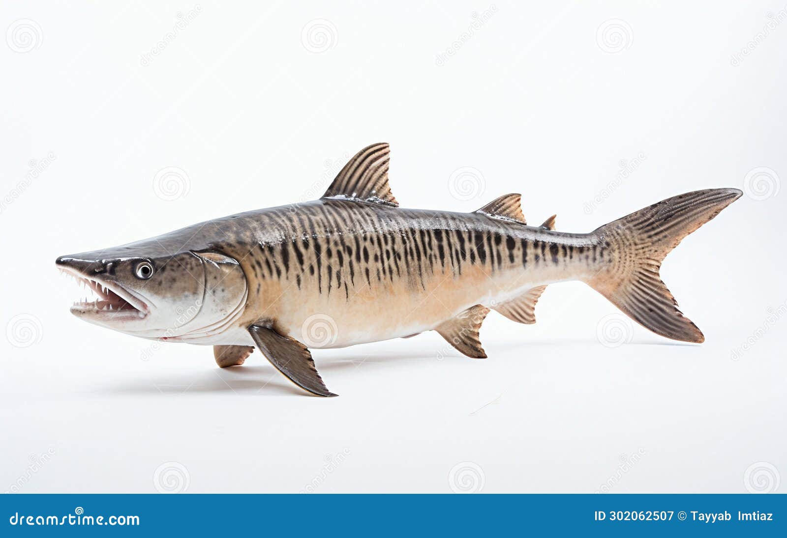 Sturgeon Fish Isolated On Transparent Background. Stock Image ...