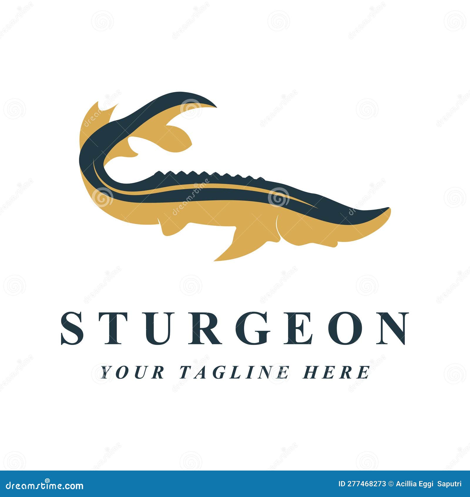 Sturgeon logo vector stock vector. Illustration of element - 277468273