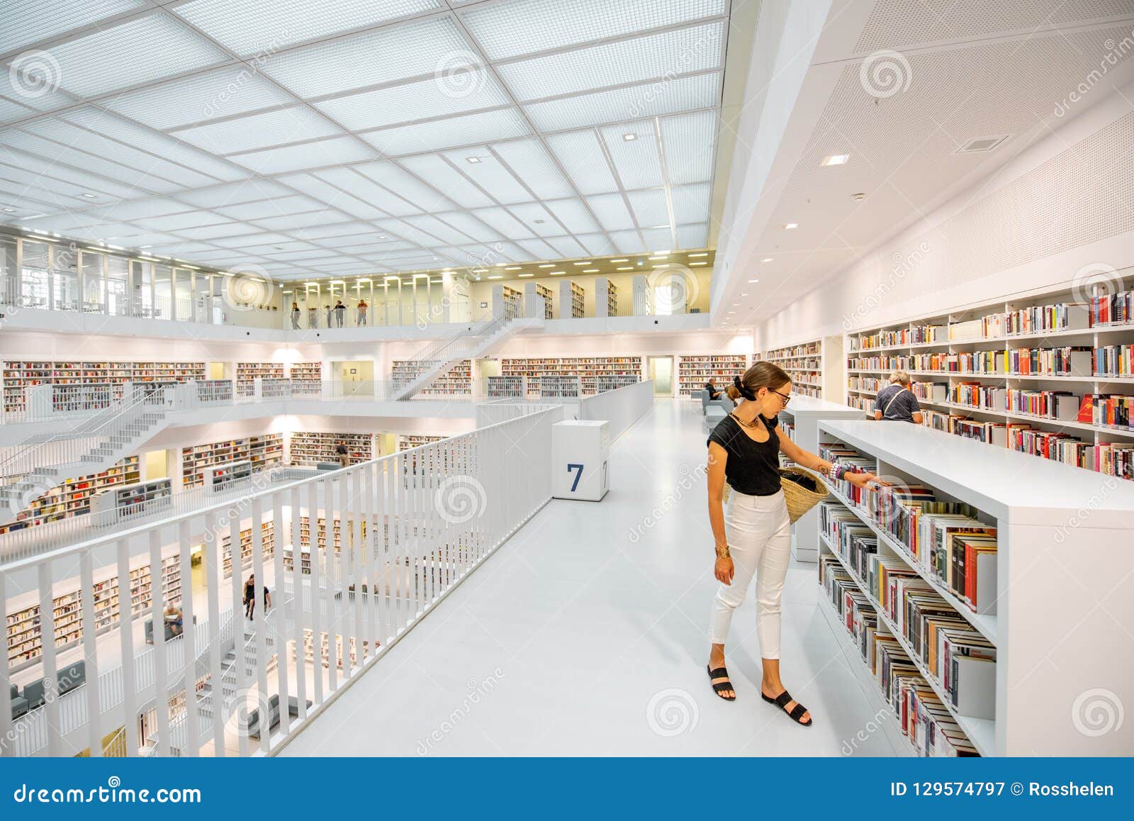 Stuttgard City Library Editorial Image | CartoonDealer.com #129575114