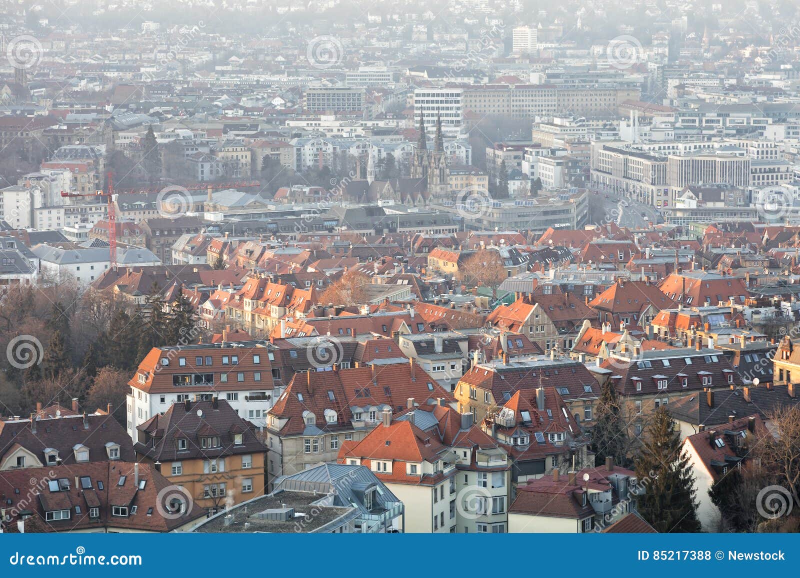Stuttgart City, Baden-Wuerttemberg, Germany Editorial Stock Photo ...