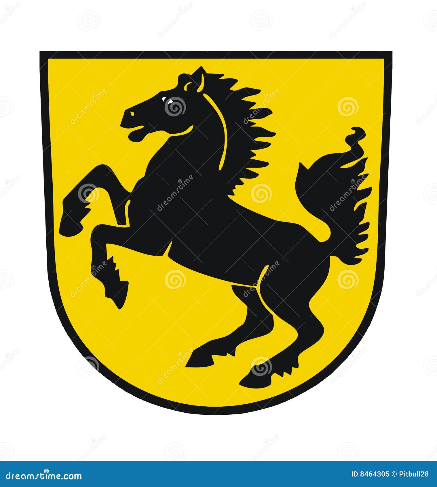 Stuttgart coat of arms stock illustration. Illustration of deutschland ...