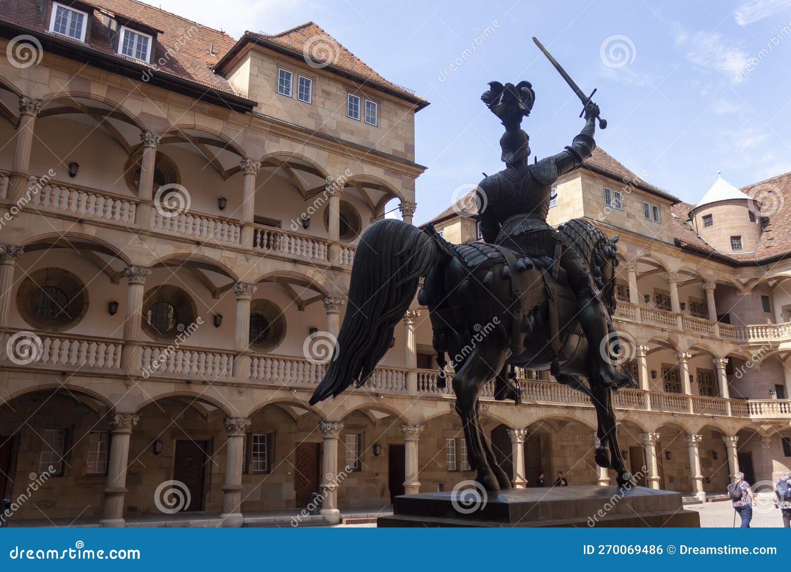 Equestrian Statue of Count and Duke Eberhard the Bearded Editorial ...