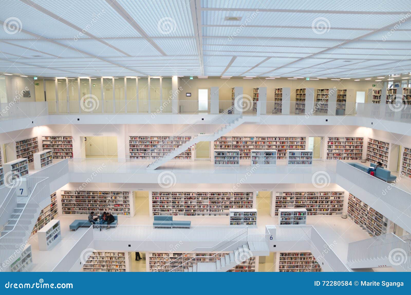Stuttgart, Germany - May 21, 2015: the Stuttgart Public Library, Opened ...