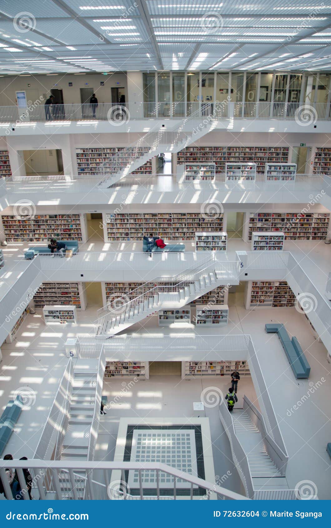Stuttgart, Germany - May 21, 2015: the Stuttgart Public Library, Opened ...