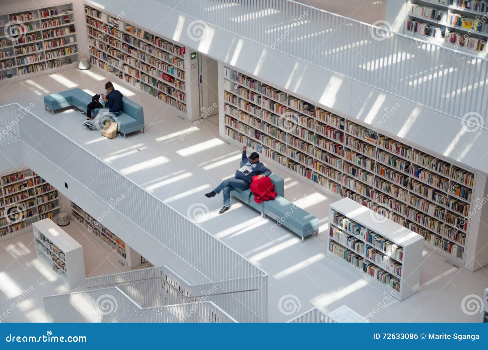 Stuttgart, Germany - May 21, 2015: the Stuttgart Public Library, Opened ...
