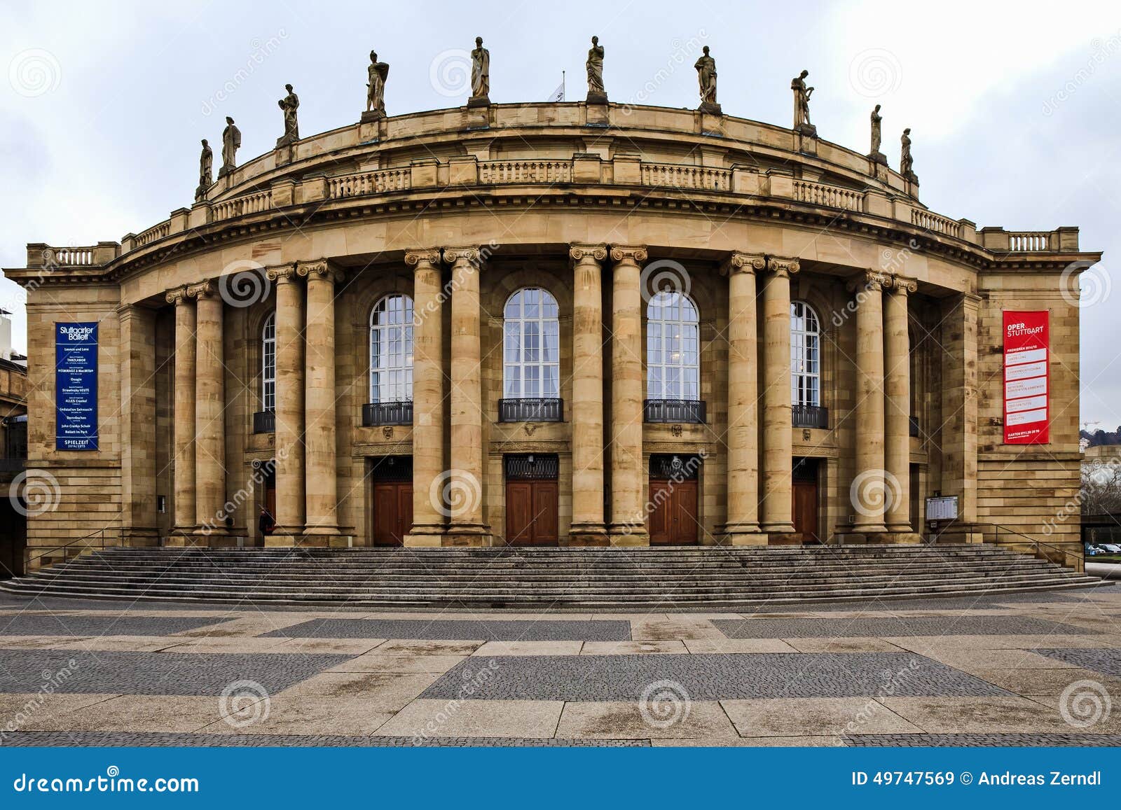 Stuttgart Opera editorial stock image. Image of europe - 49747569