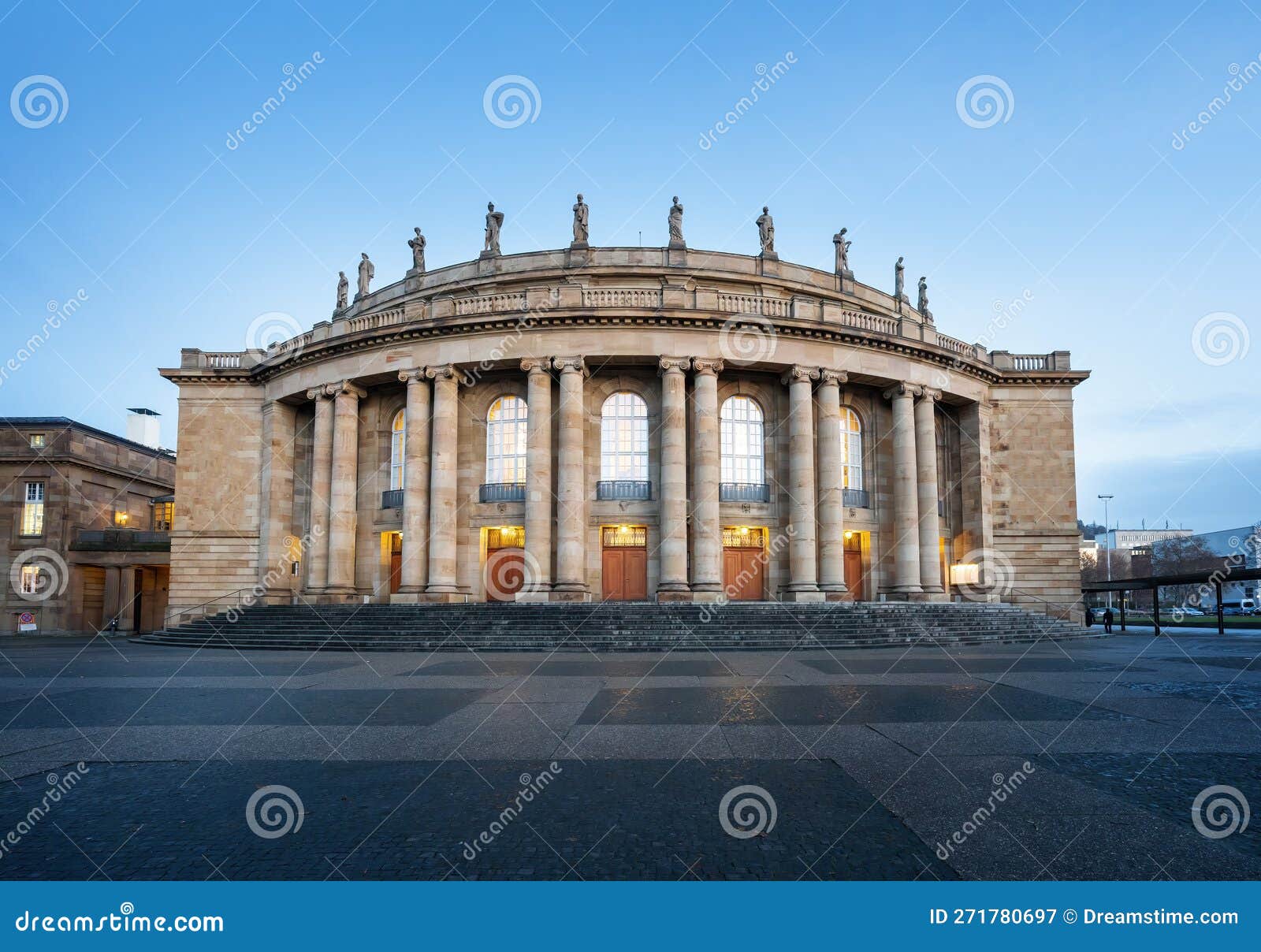 Stuttgart Opera House (Staatstheater) Facade - Stuttgart, Germany Stock ...