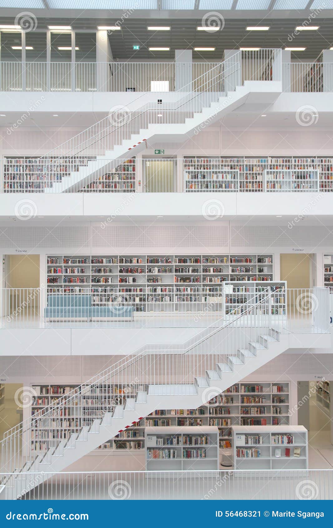 Stuttgart Public Library editorial photo. Image of stuttgart - 56468321