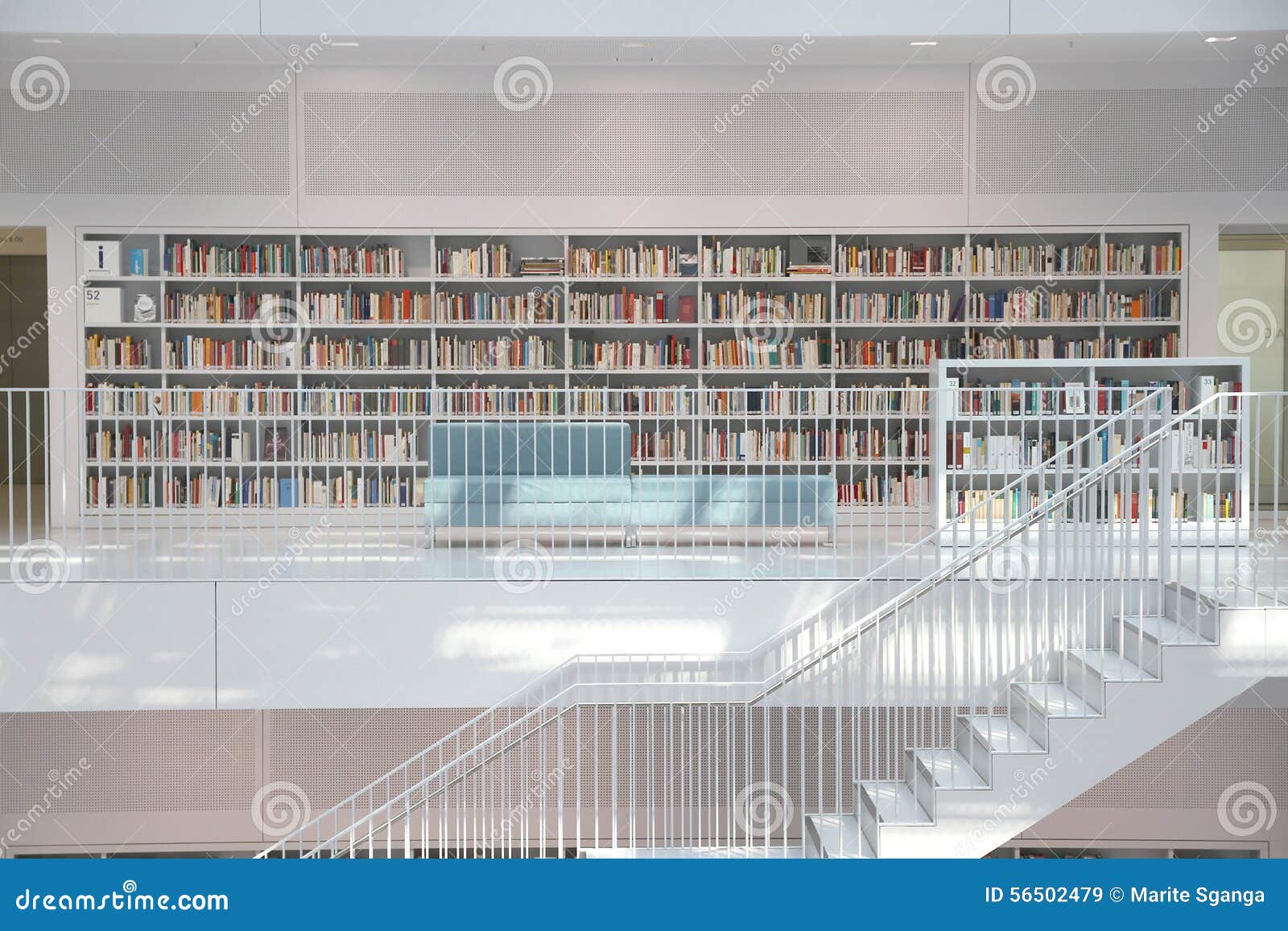 Stuttgart Public Library editorial stock image. Image of library - 56502479