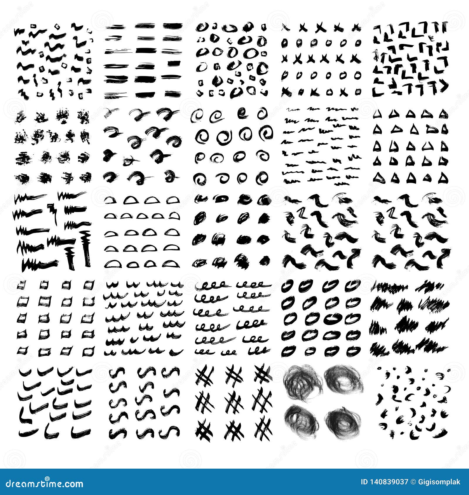 25 Style Abstract Scribble Big Mark Pattern for Background, Paper Wrap ...