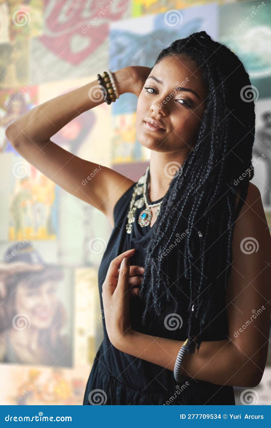 Style and Attitude. Cropped Portrait of an Attractive Young Woman ...