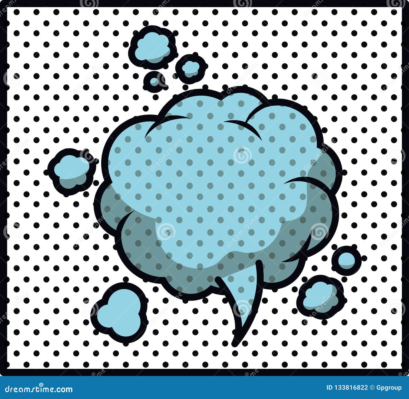 Style D'art De Bruit De Bulle De La Parole Illustration de Vecteur ...