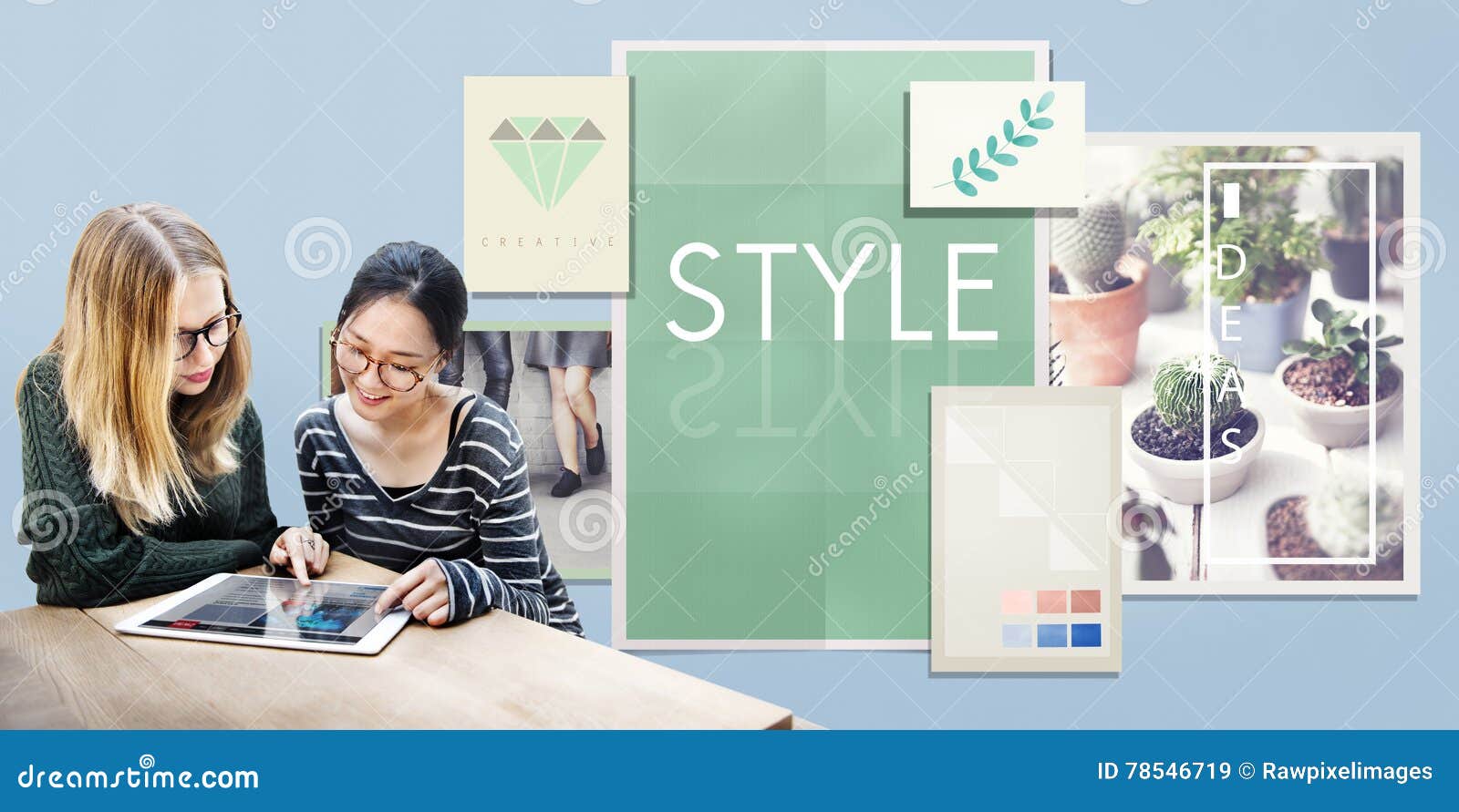 Style Design Creativity Trends Concept Stock Image - Image of planning ...
