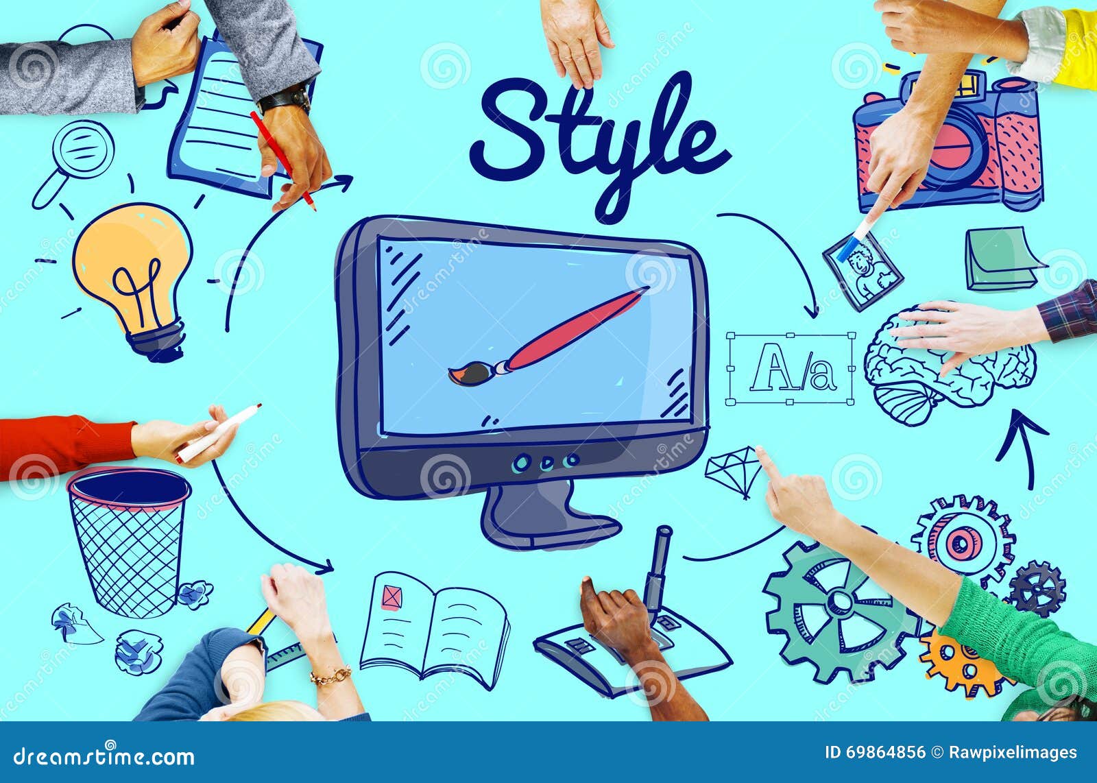 Style Design Elegant Posh Trends Vogue Character Concept Stock Photo ...